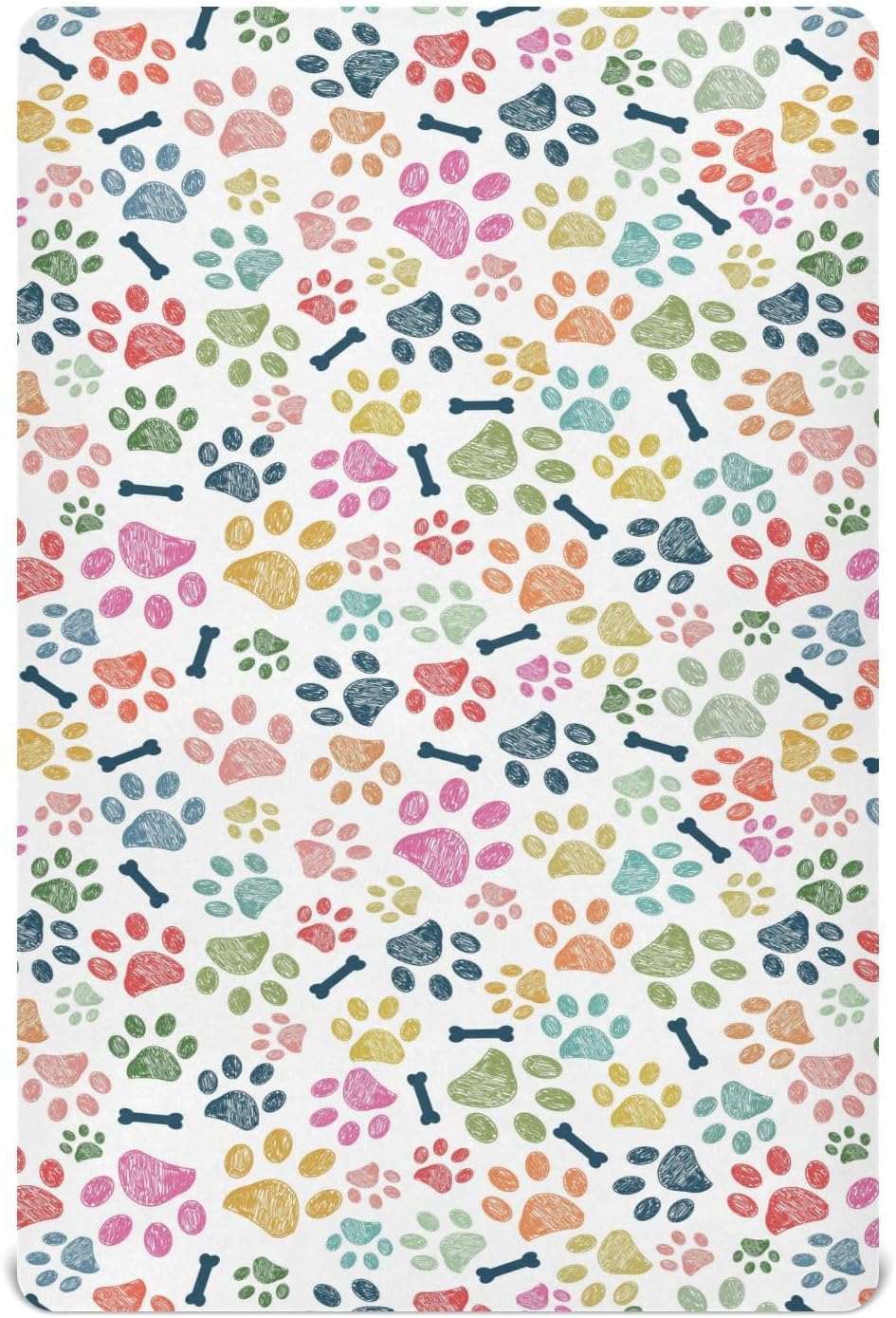 Amazon.com: Sweet Jojo Designs Dog Boy Baby Fitted Crib Sheet Infant ...