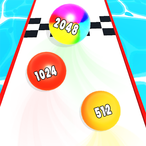 2048 Roll & Merge Ball Puzzle 3D: Number Balls Rolling & Matching Brain ...