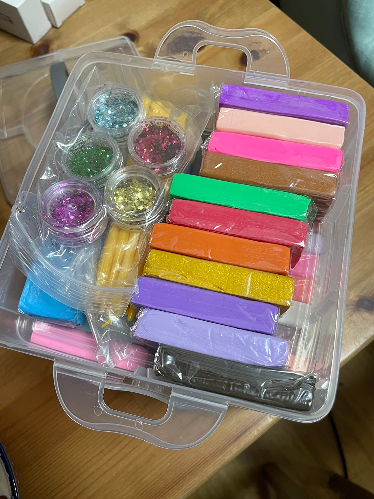 YESDEX Polymer Clay Tool Kit - 100 Colours Modeling Clay for Kids ...