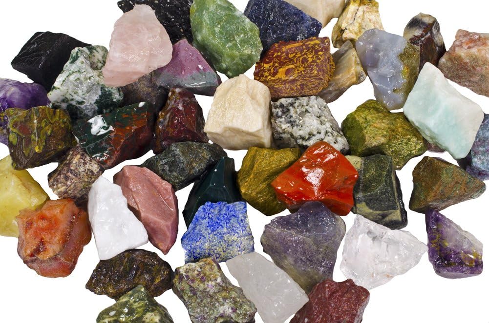 Amazon.com: 3 lbs of a Bulk Rough SOUTH AMERICAN Stone Mix - A ...