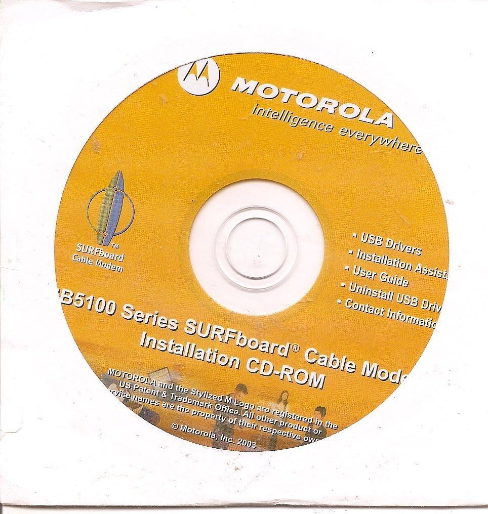 Amazon.com: Motorola SB5100 Series Installation CD-ROM : Electronics