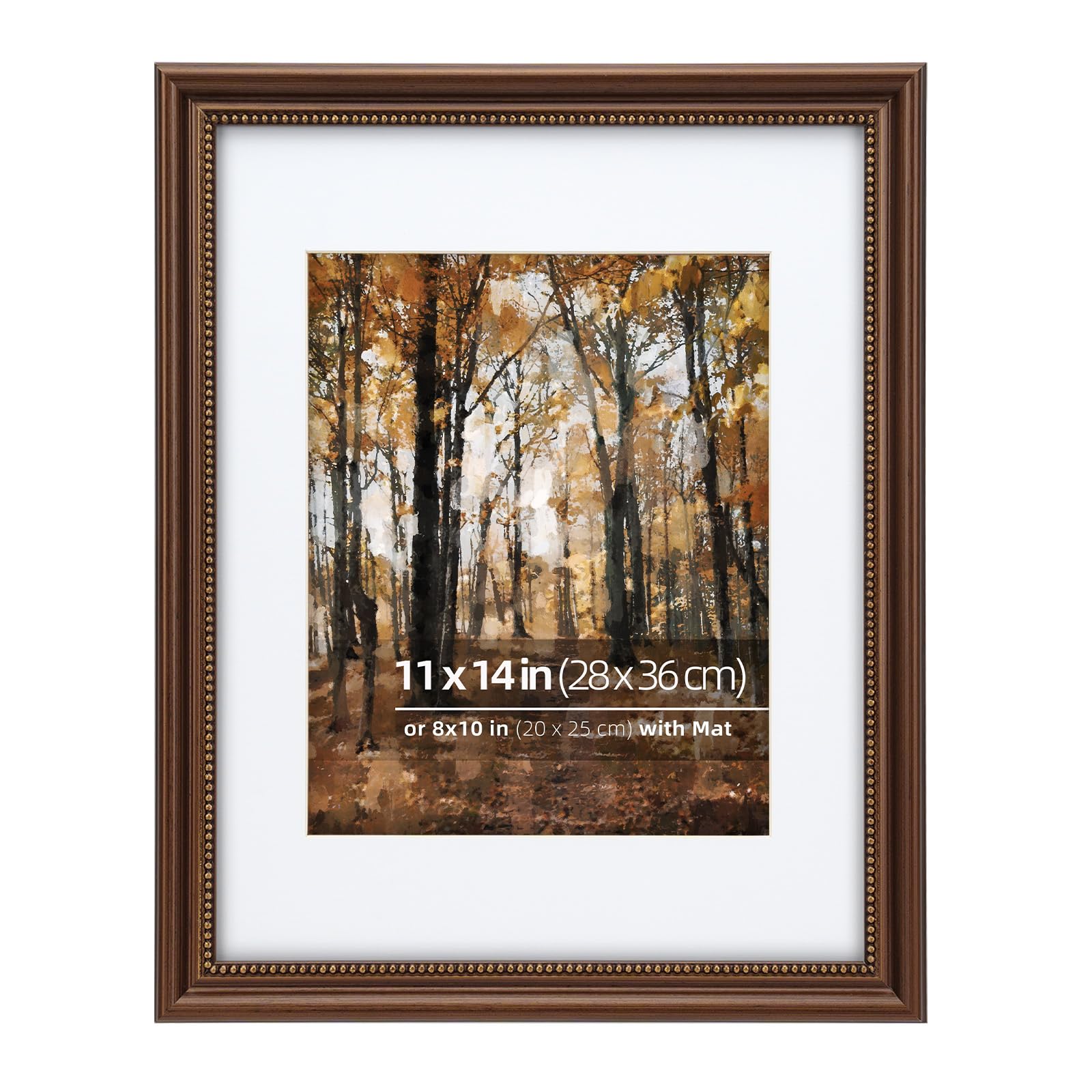 Eitida 11x14 in Wood Ornate Gallery Picture Frame Set, Ornate Gold ...