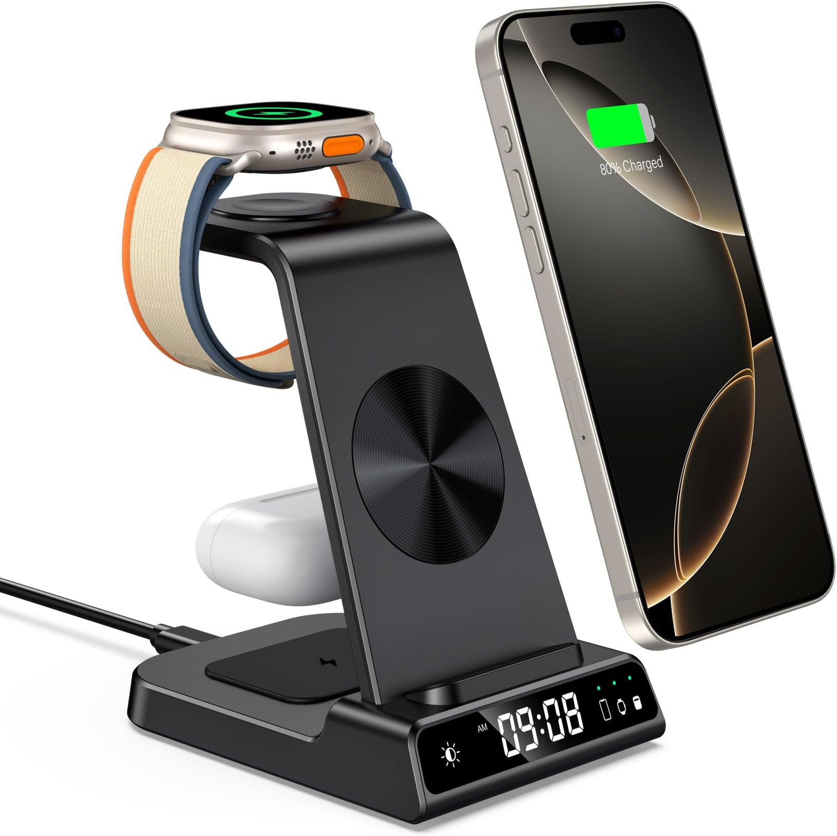 Amazon.com: Dual Phone Charger and 3 in 1 Wireless Charging Station for ...