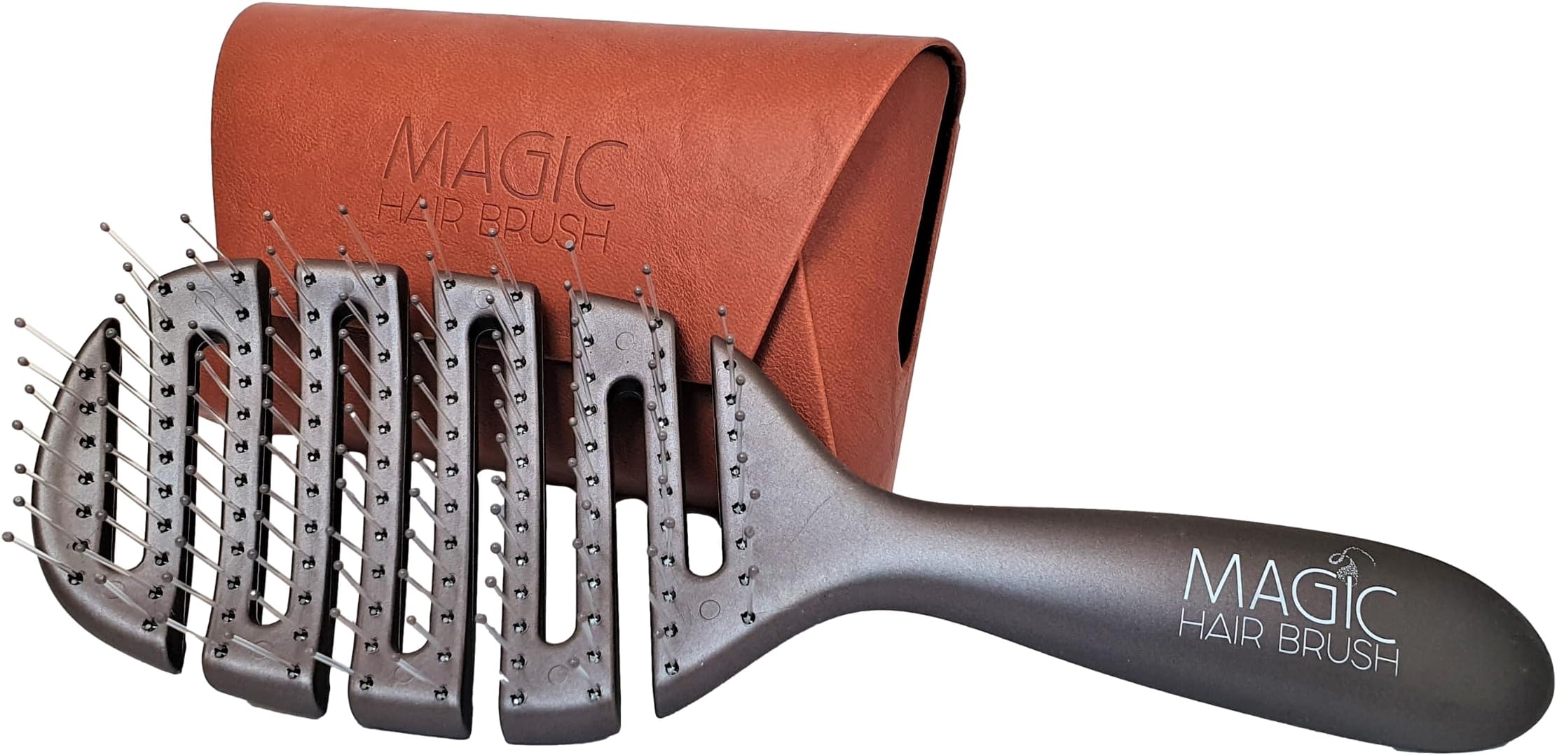 Amazon.com : Magic Hair Brush Blue | Professional Flexible Vented Hair ...