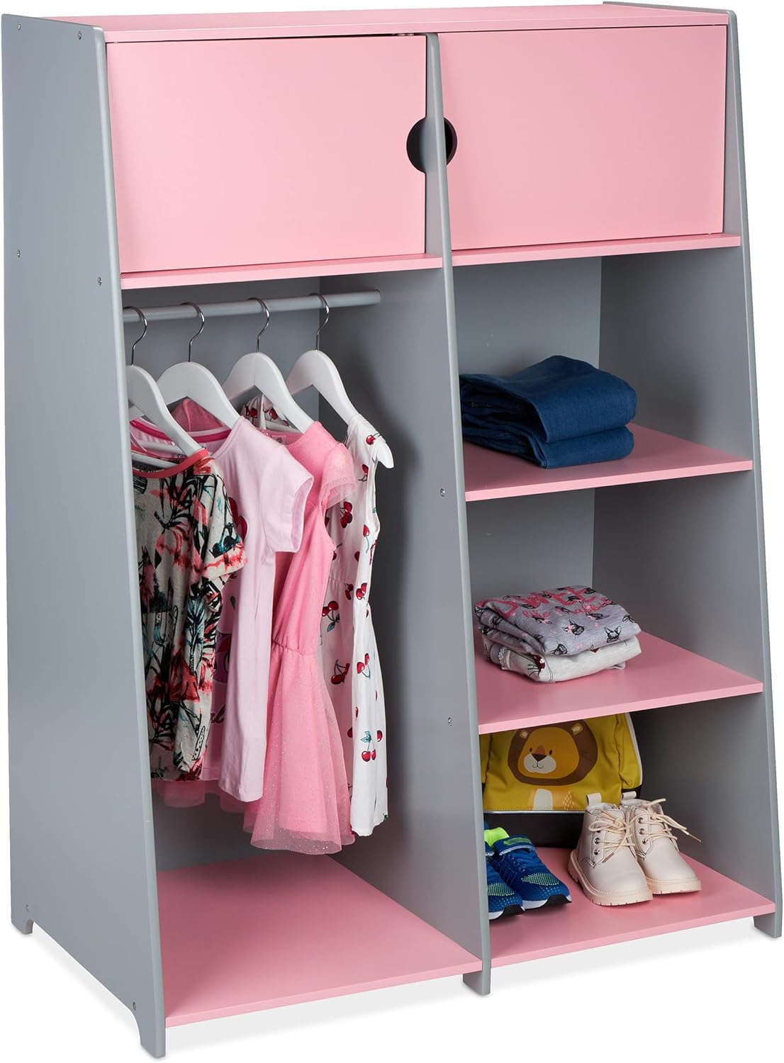 Amazon.de: Relaxdays Kindergarderobe, HxBxT: 120 x 90 x 48 cm ...