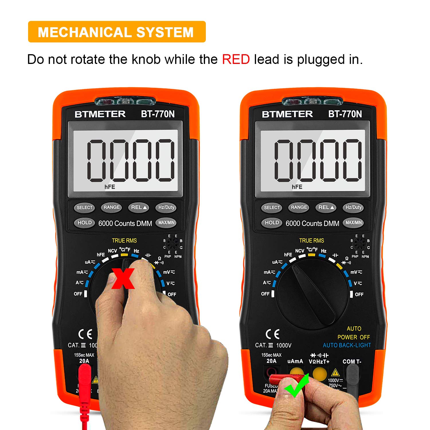 BTMETER BT-770N Digital Multimeter User Manual