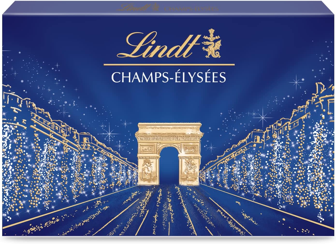 Amazon.com: Lindt Champs Elysées Chocolate Box Gourmet Milk and Dark ...