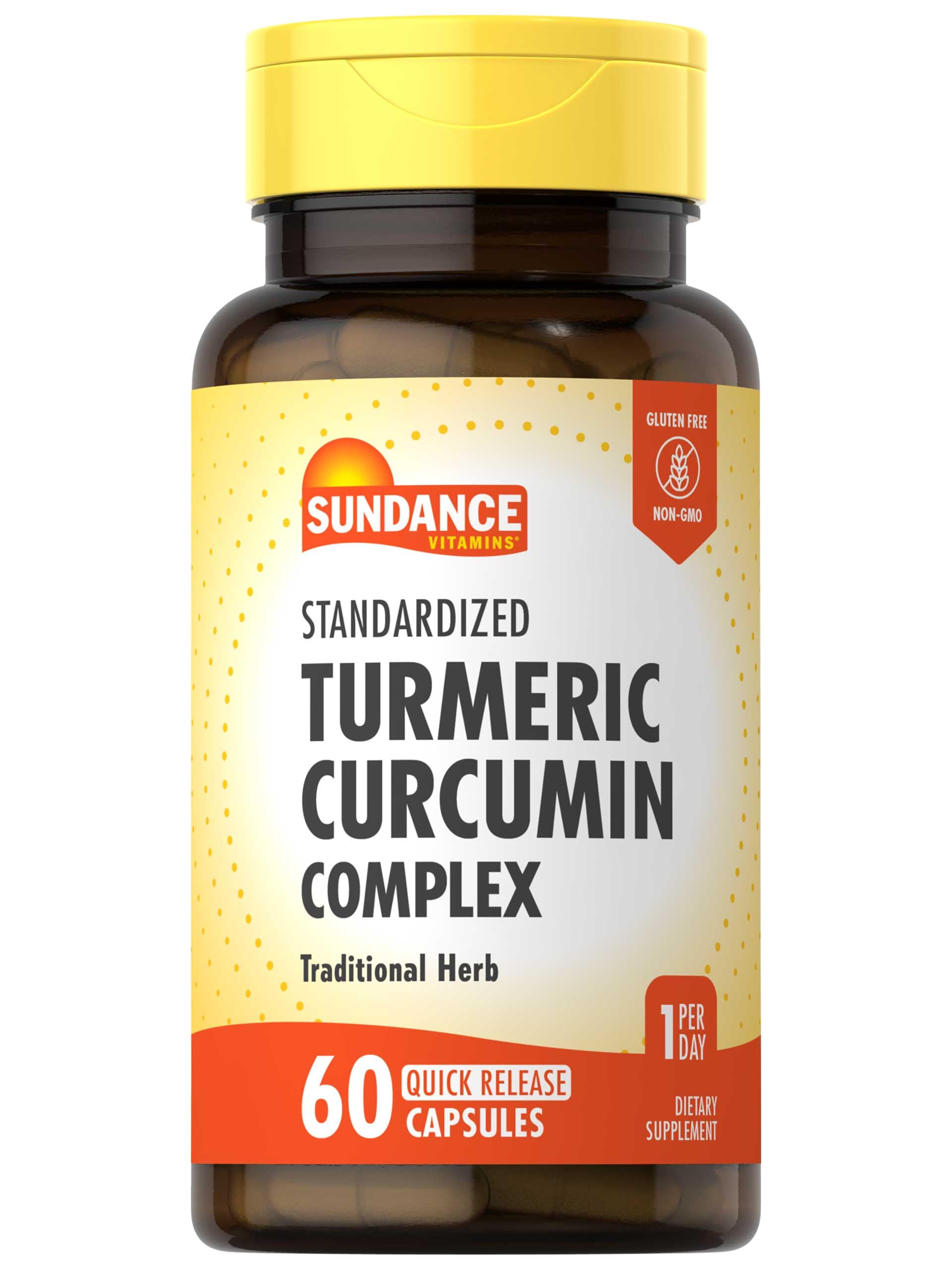 Snapklik.com : Turmeric Curcumin Complex 60 Quick Release Capsules Traditional Herbal Supplement ...