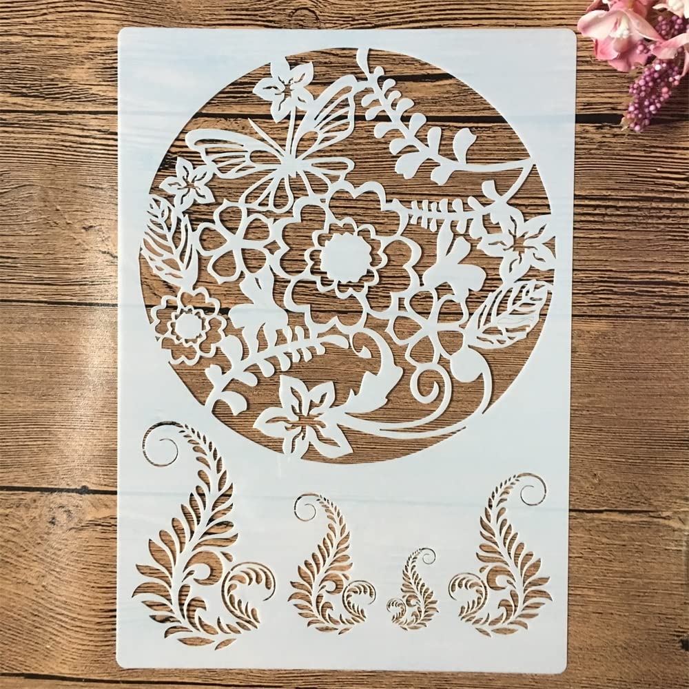 Round Flower Drawing