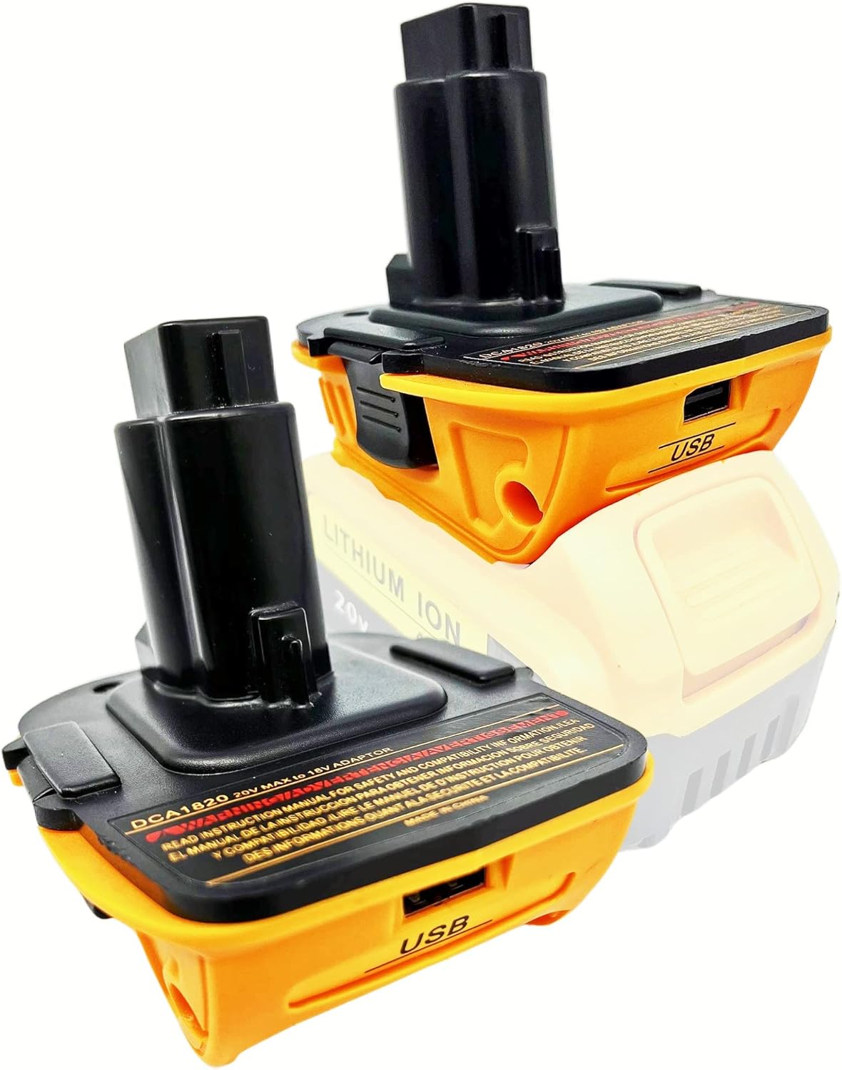 Amazon.com: Alian Dewolt 18 Volt to 20 Volt Adapter,Dewolt 20v Battery ...