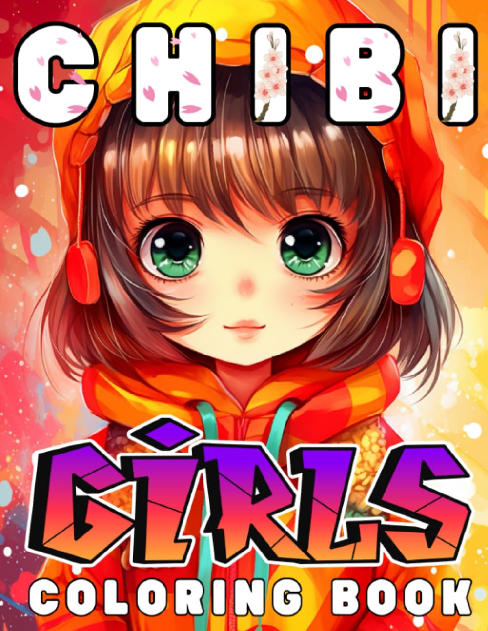 Chibi Girls Coloring Book: Kawaii Japanese With Cute Anime Character ...