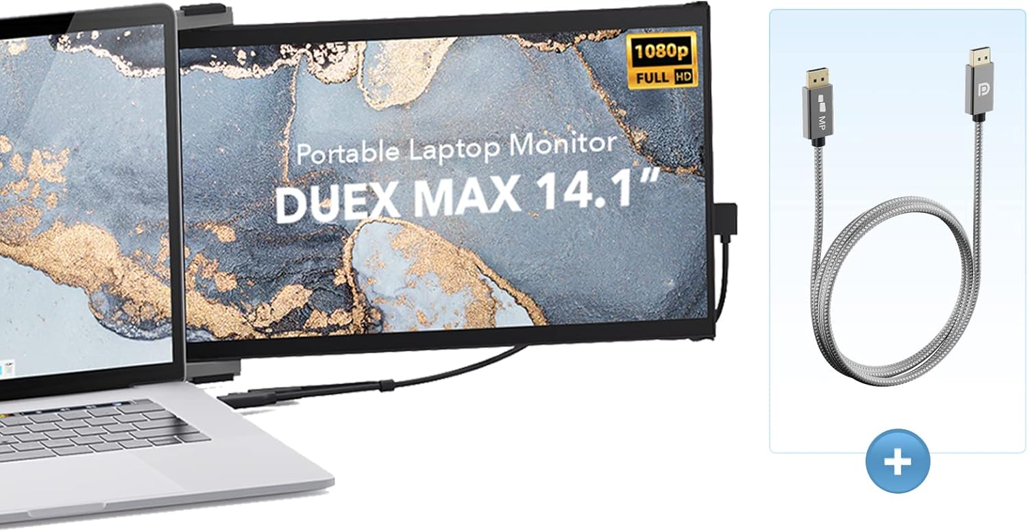 Amazon.com: Duex Max Portable Monitor with 8K HDMI Cable, Mobile Pixels ...