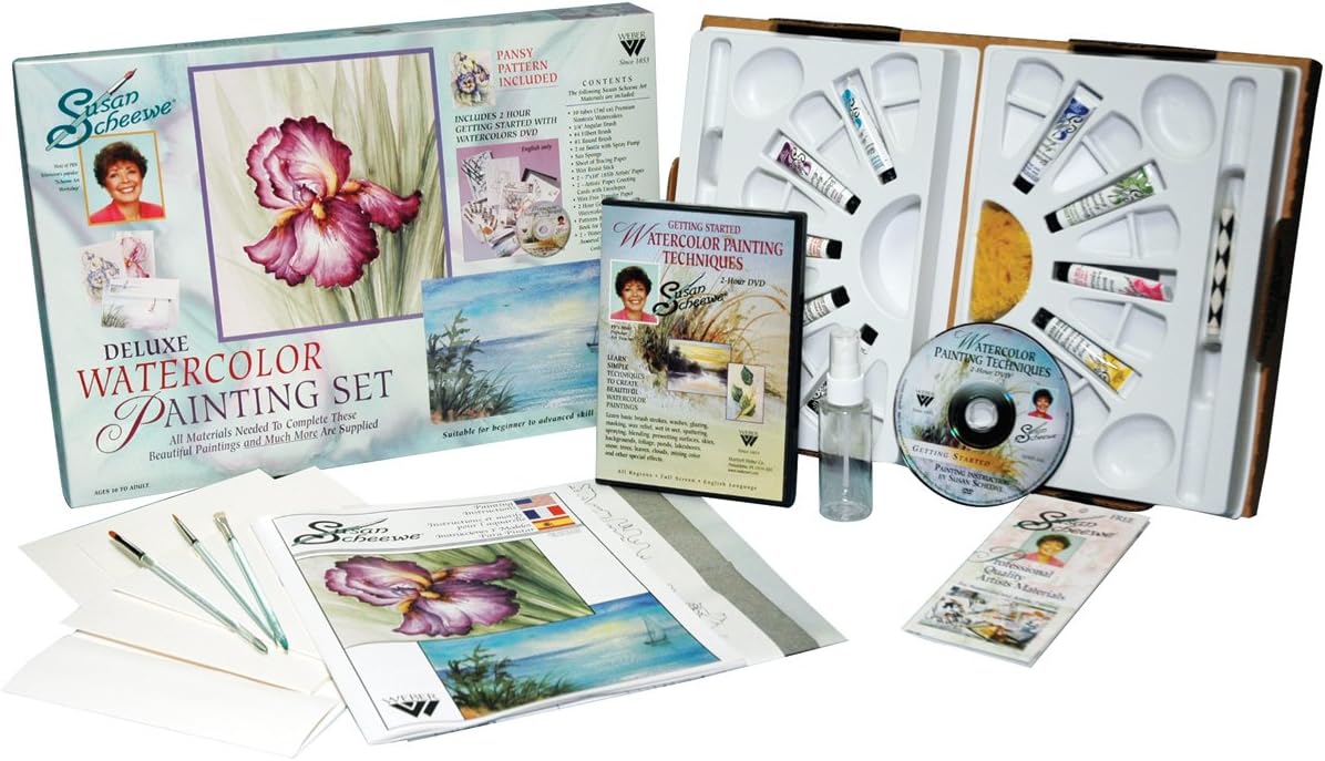 Amazon.com: Martin/ F. Weber Susan Scheewe Deluxe Watercolor Set: Art ...
