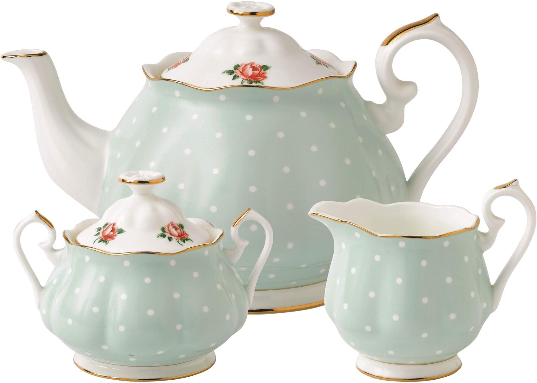 Amazon.com | Royal Albert 100 Years 1990 3-Piece (Teapot, Sugar ...