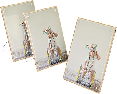 Amazon.com - Set of 12 Snap - 8x10 Clear Acrylic Self Standing Photo ...