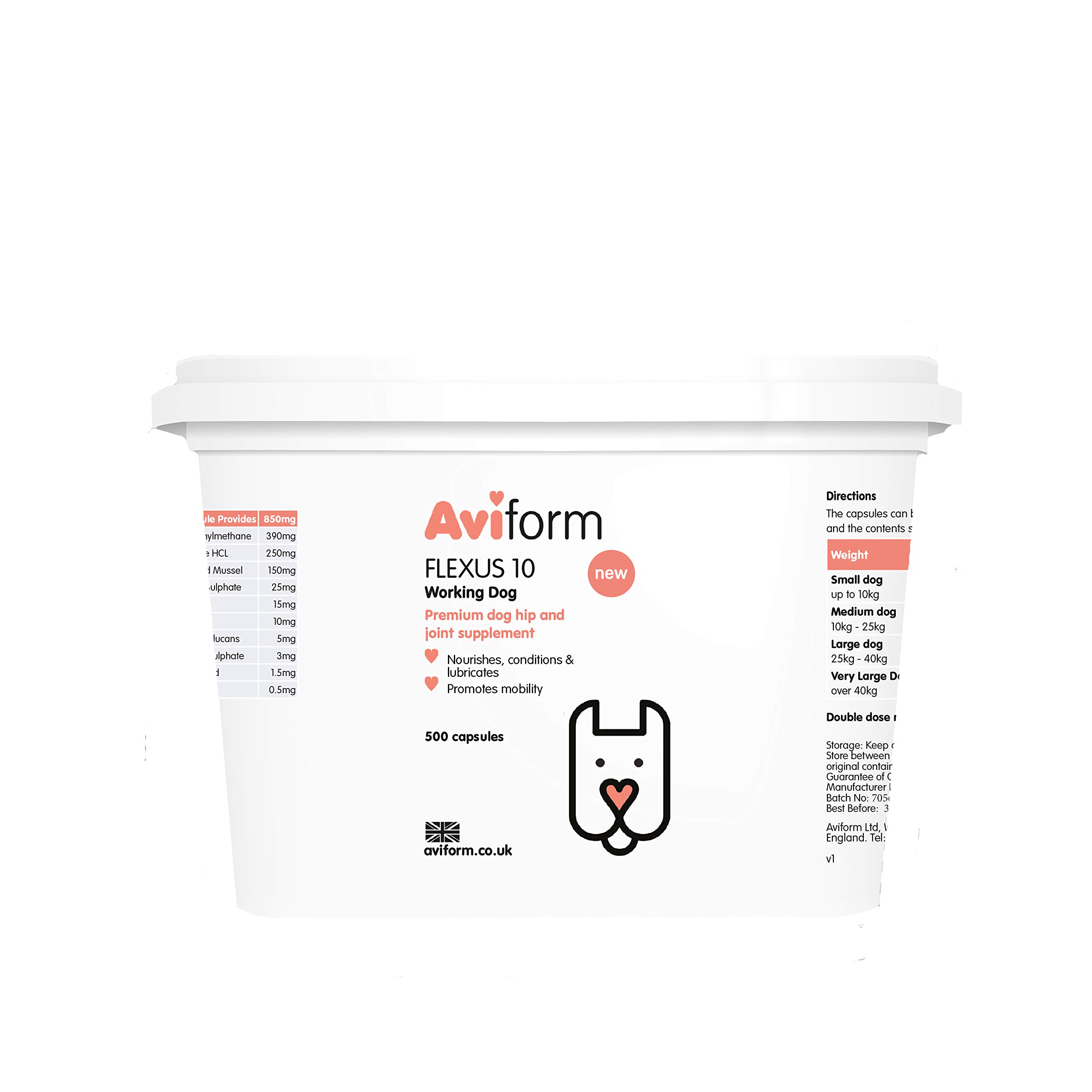 Aviform Flexus 10 Hip And Joint Supplement For Dogs Packed | Desertcart Angola