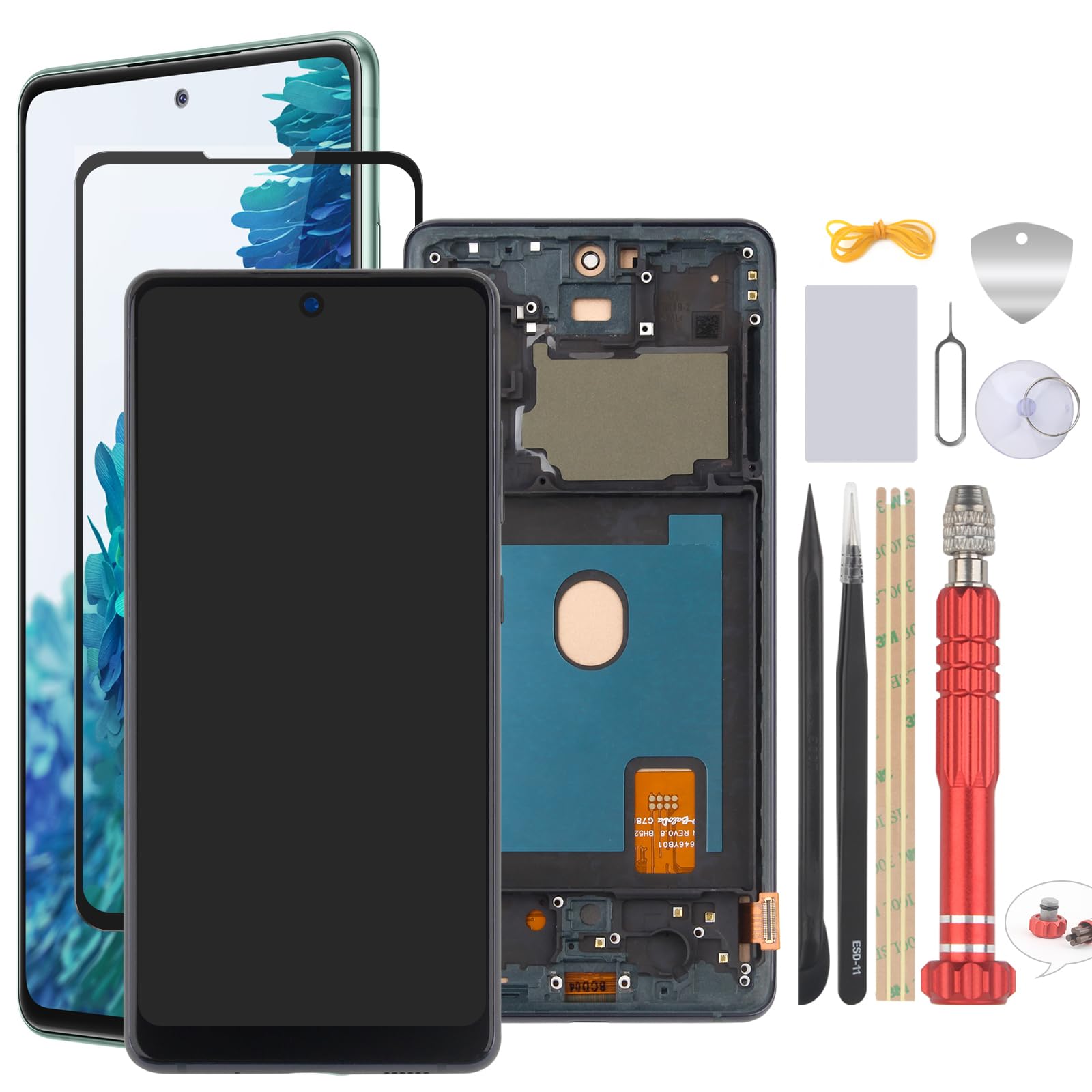 FKBAightccy Screen Replacement for Samsung Galaxy S20 FE G781B LCD ...