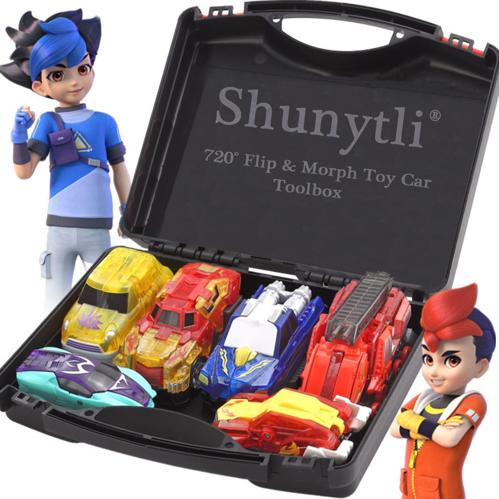 Buy 720° Flip & Morph Toy Car with Storage Box - Morph from Racecar ...