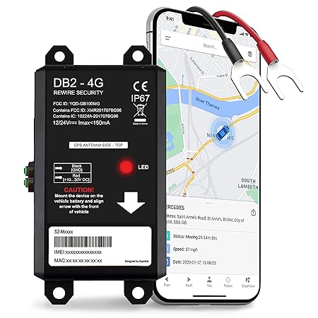 Amazon.com: Trak-4 12v GPS Tracker with Wiring Harness for Tracking ...