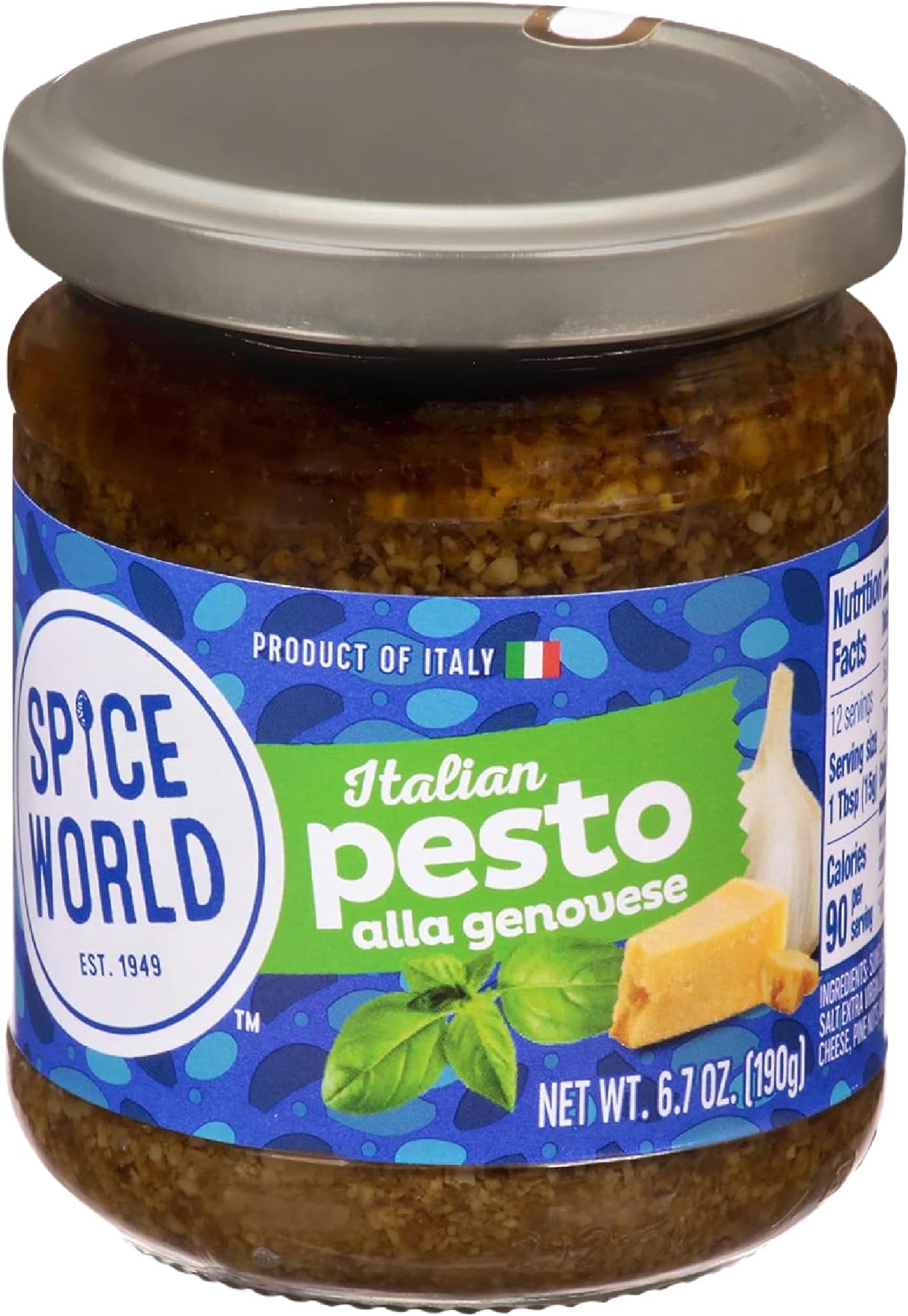 Amazon.com : Spice World Italian Pesto Alla Genovese Seasoning Blend 6 ...