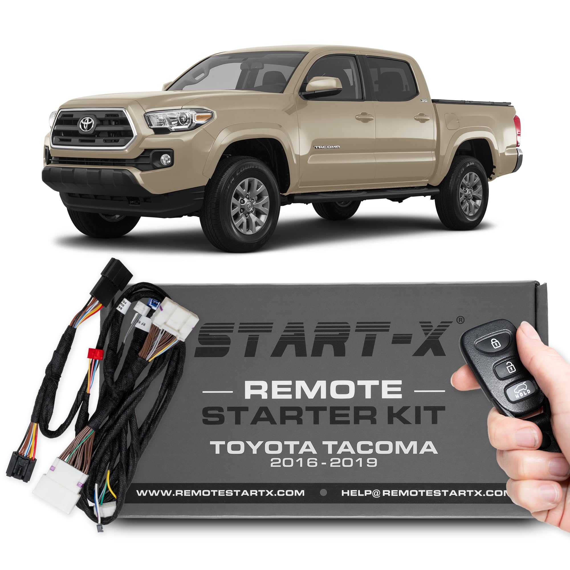 Start-X Remote Starter Kit for Tacoma Push to Start 2016-2019 | 3X Lock ...