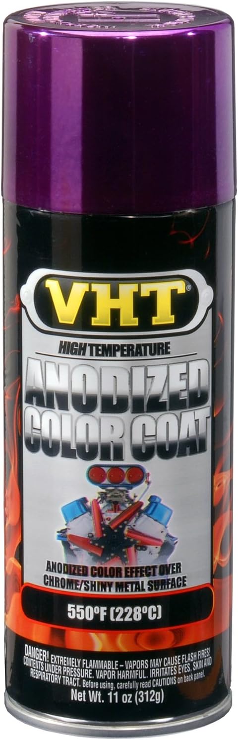 Amazon.com: VHT SP452 Anodized Color Coat – Purple Spray Paint – 11 oz ...