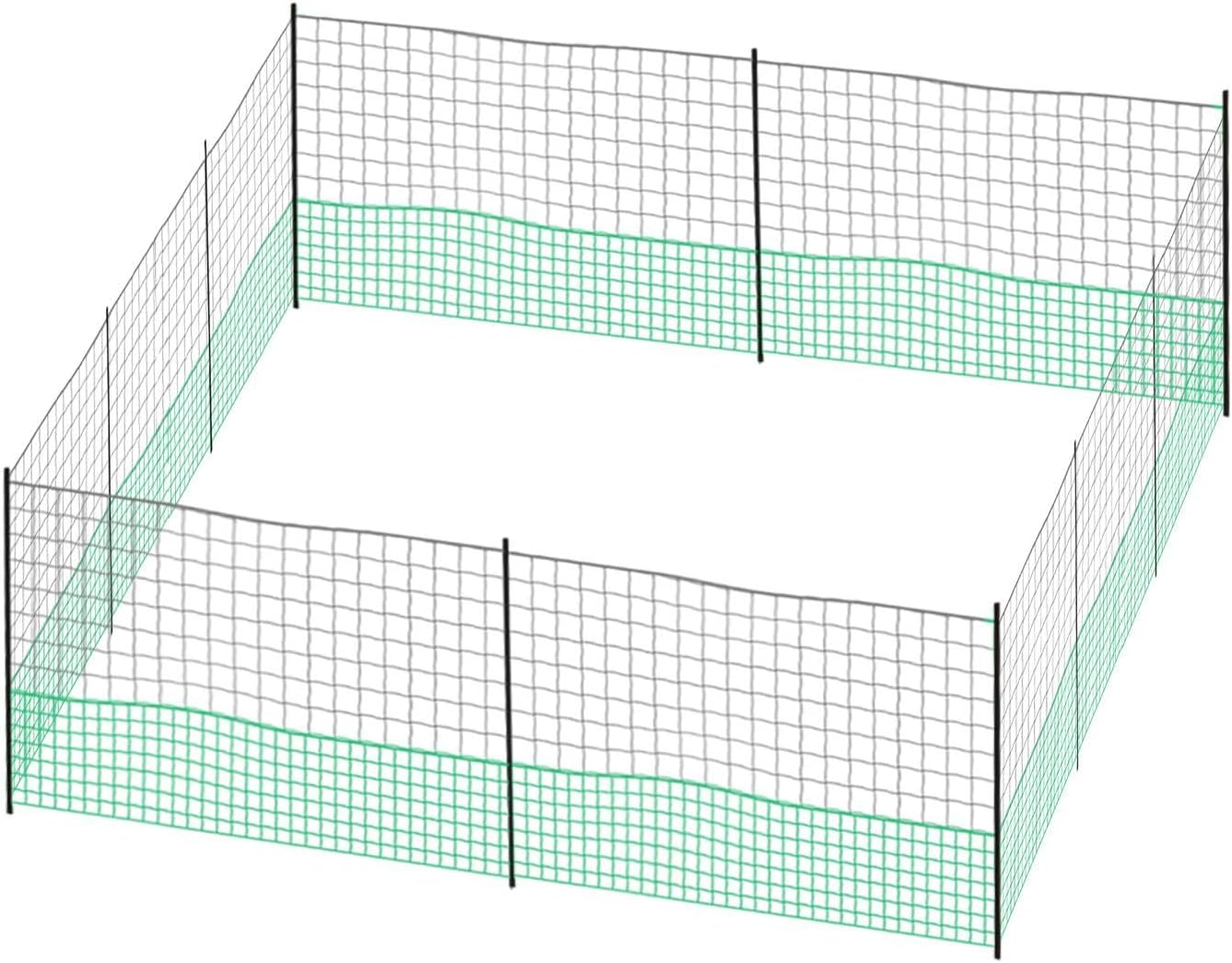 Pet Scene Mesh Poultry Netting 2100x125CM Chicken Coop Cage Run Hen ...