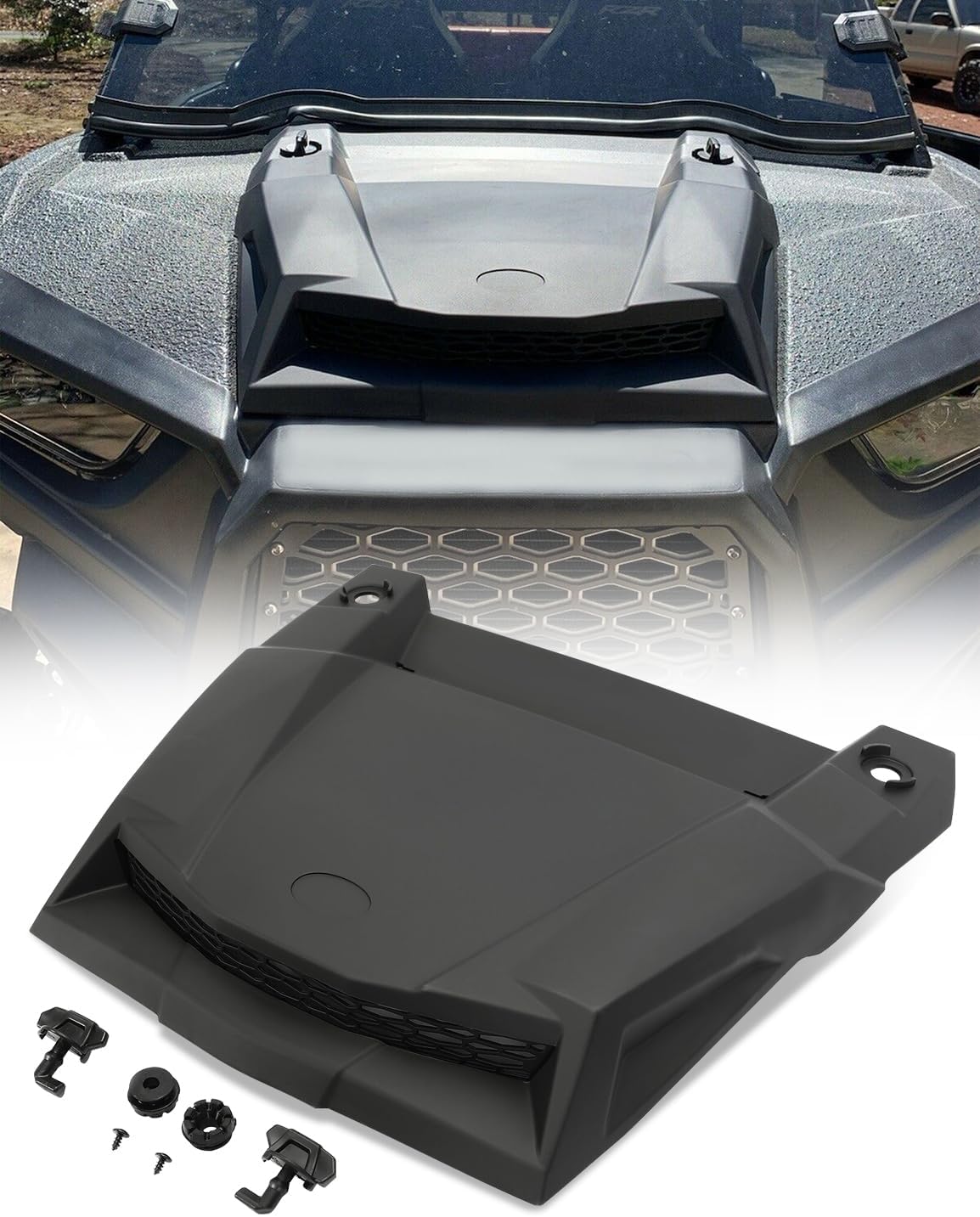 Amazon.com: Goottan RZR Turbo Hood Scoop,UTV Air Intake Kit Compatible ...