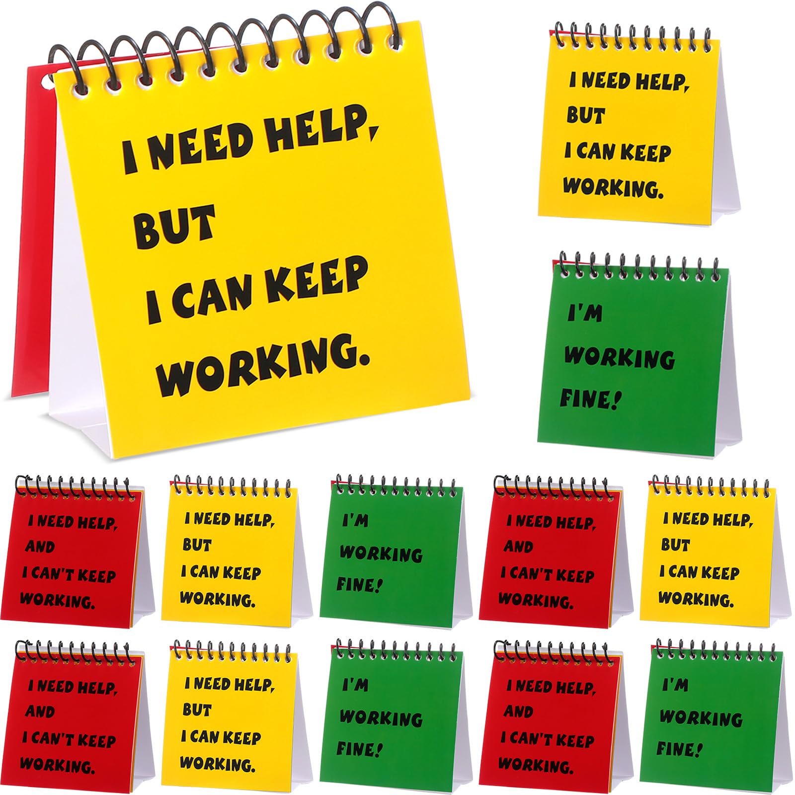 Snapklik.com : 12 Pcs I Need Help Mini Flip Chart For Teacher Need ...