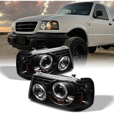 Amazon.com: AmeriLite For 2001-2011 Ford Ranger Led, Halogen, Tube ...