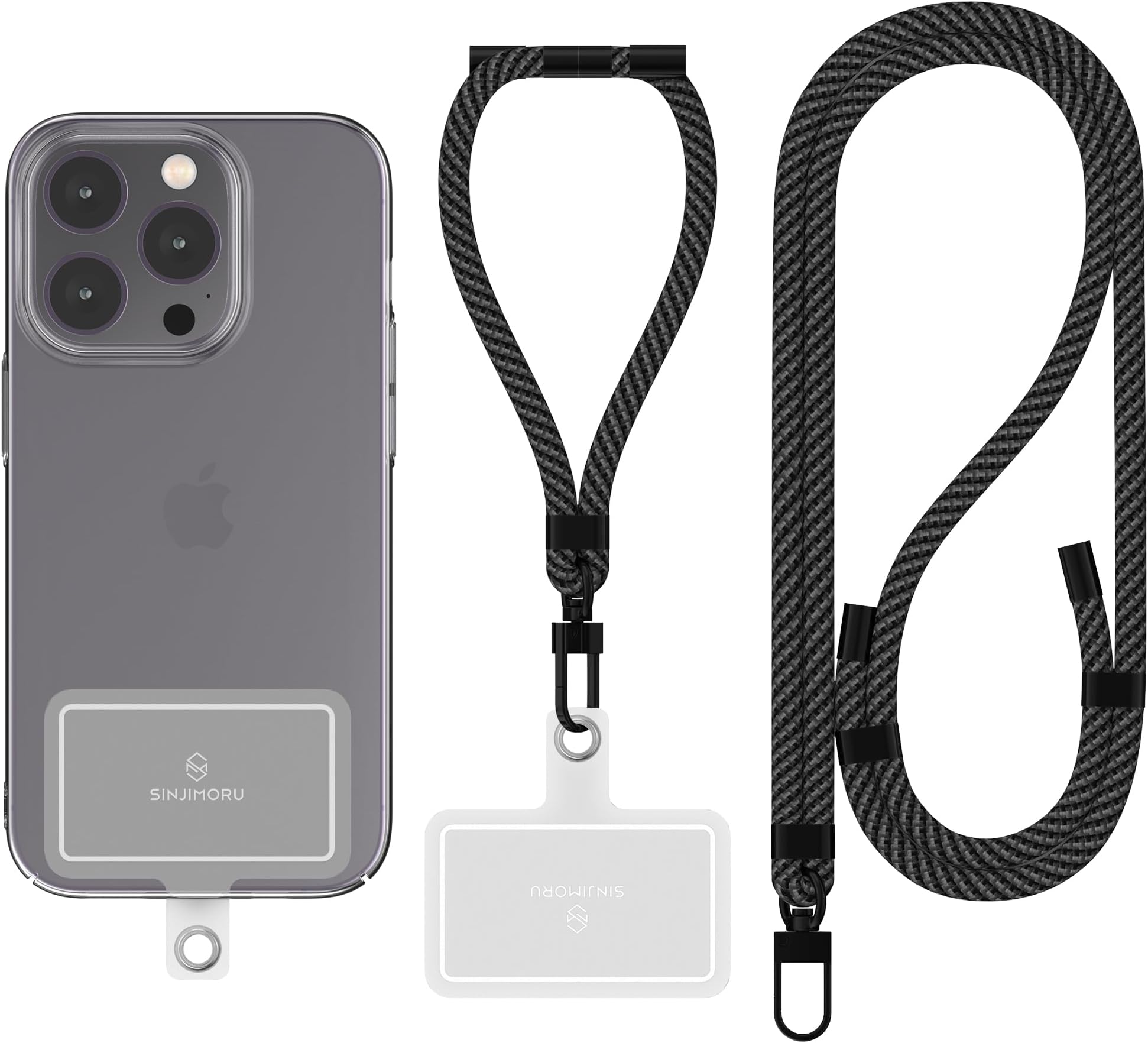 Amazon.com: Sinjimoru Cell Phone Lanyard for Phone Case (2Packs), with ...