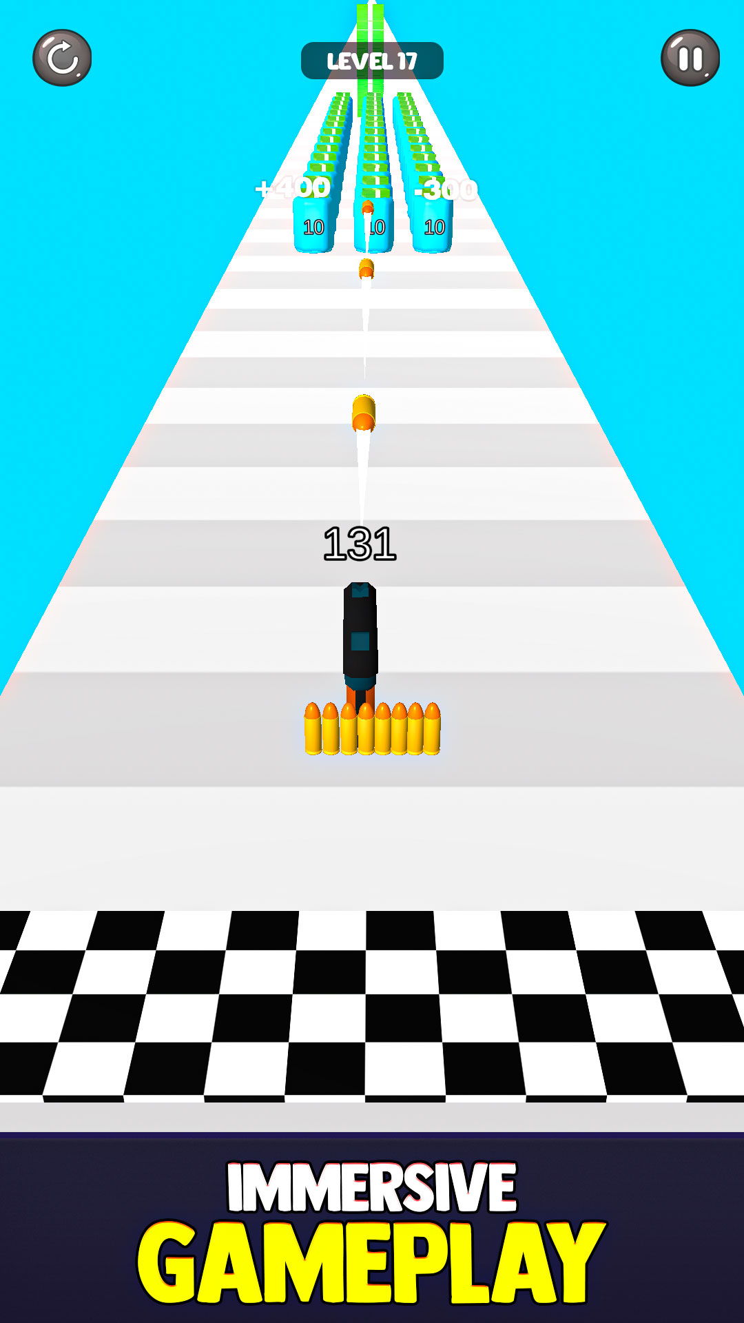 Action Bullets Rush Army Run 3D! Merge Bullet Weapon Master ...
