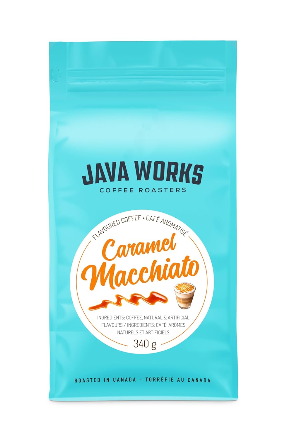 Amazon.com : Java Works Coffee - Caramel Macchiato Flavored Coffee | 12 ...