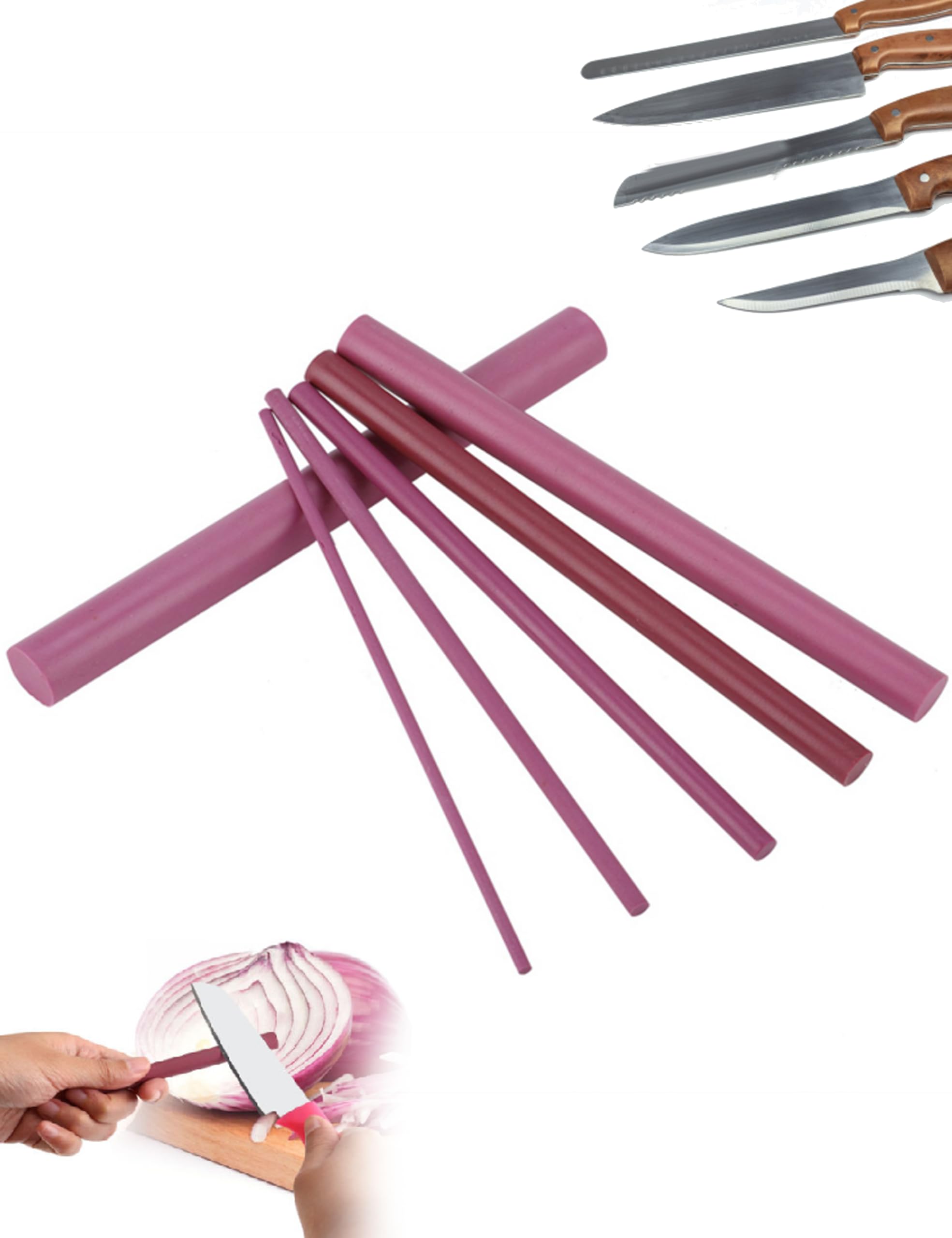 Amazon.com: Sharpening Stones Round Sharpening Stone, 6 PCS 3000 Grits ...