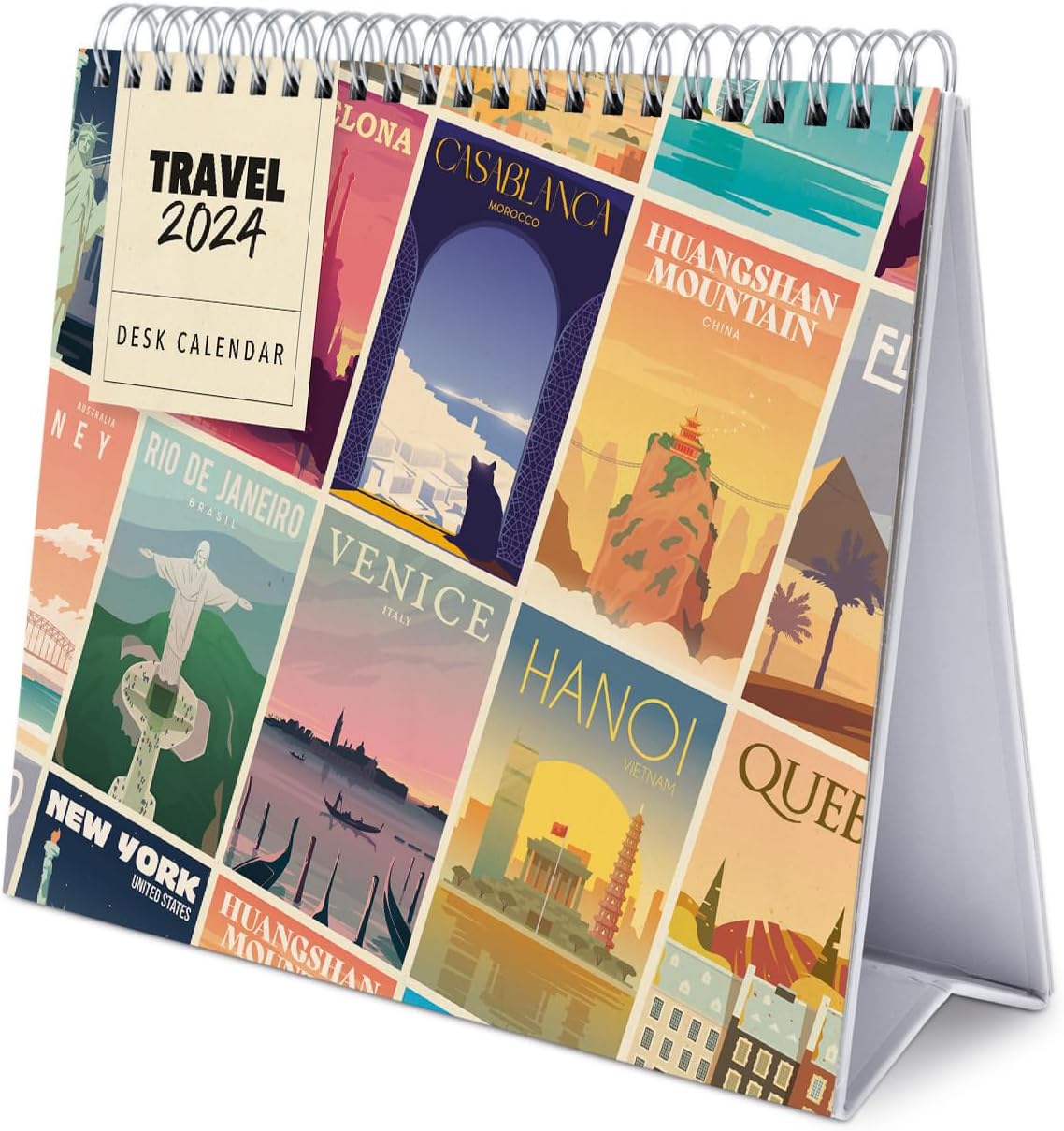 Grupo Erik Travel Desk Calendar 2024 | Desktop Calendar 2024 | 8 x 7 ...