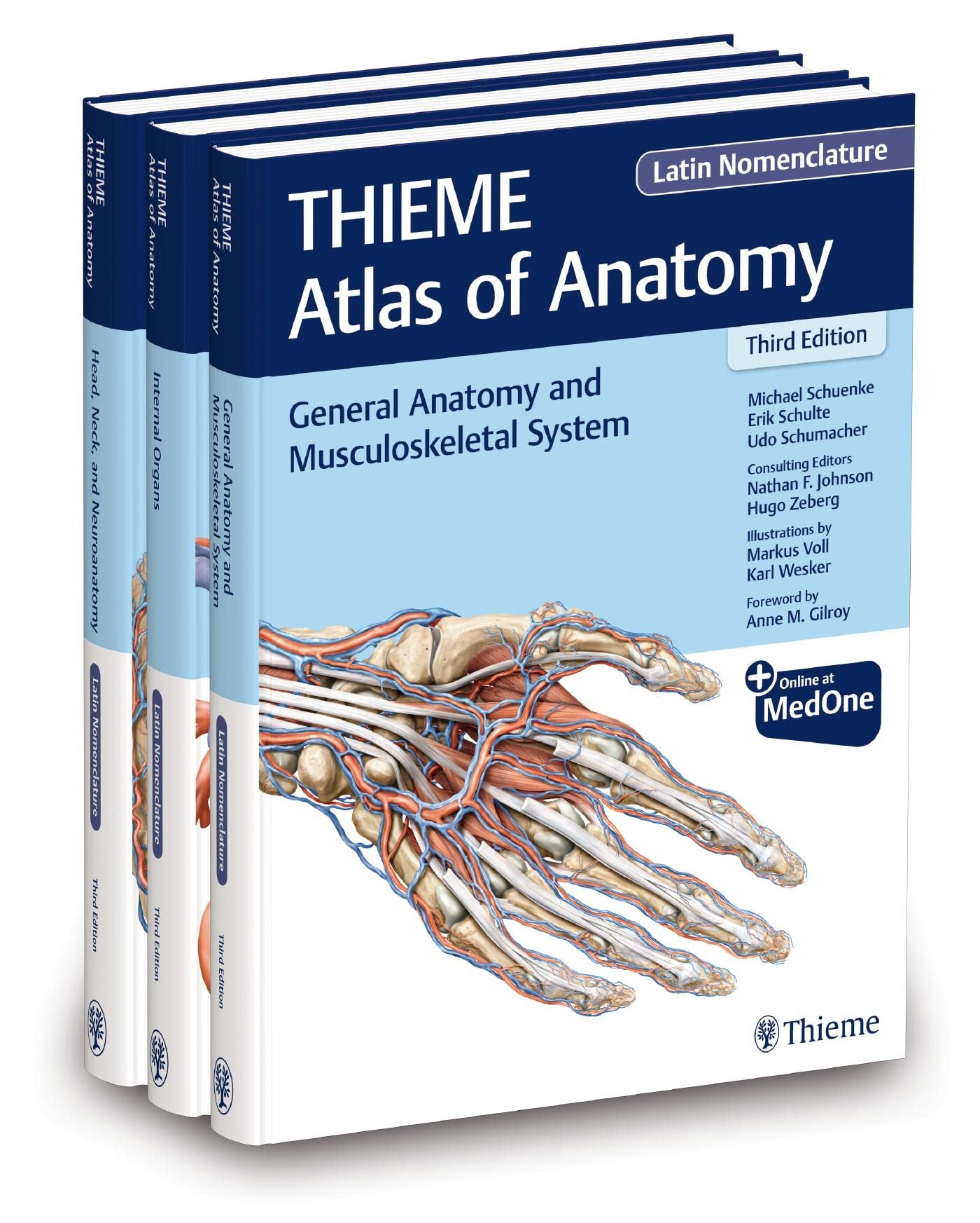 Amazon.com: THIEME Atlas of Anatomy, Latin Nomenclature, Three Volume ...