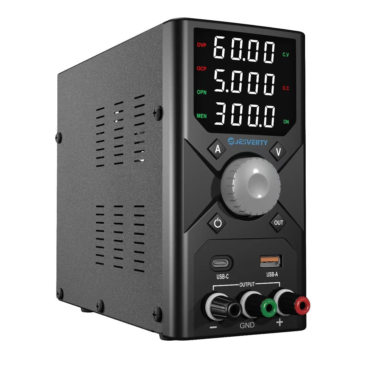 Snapklik.com : Jesverty DC Power Supply Variable, 0-60V 0-5A Adjustable ...