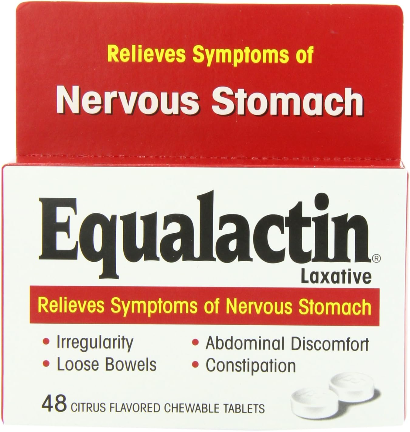 Amazon.com: Equalactin Chewable Tablets 48 Tablets : Health & Household