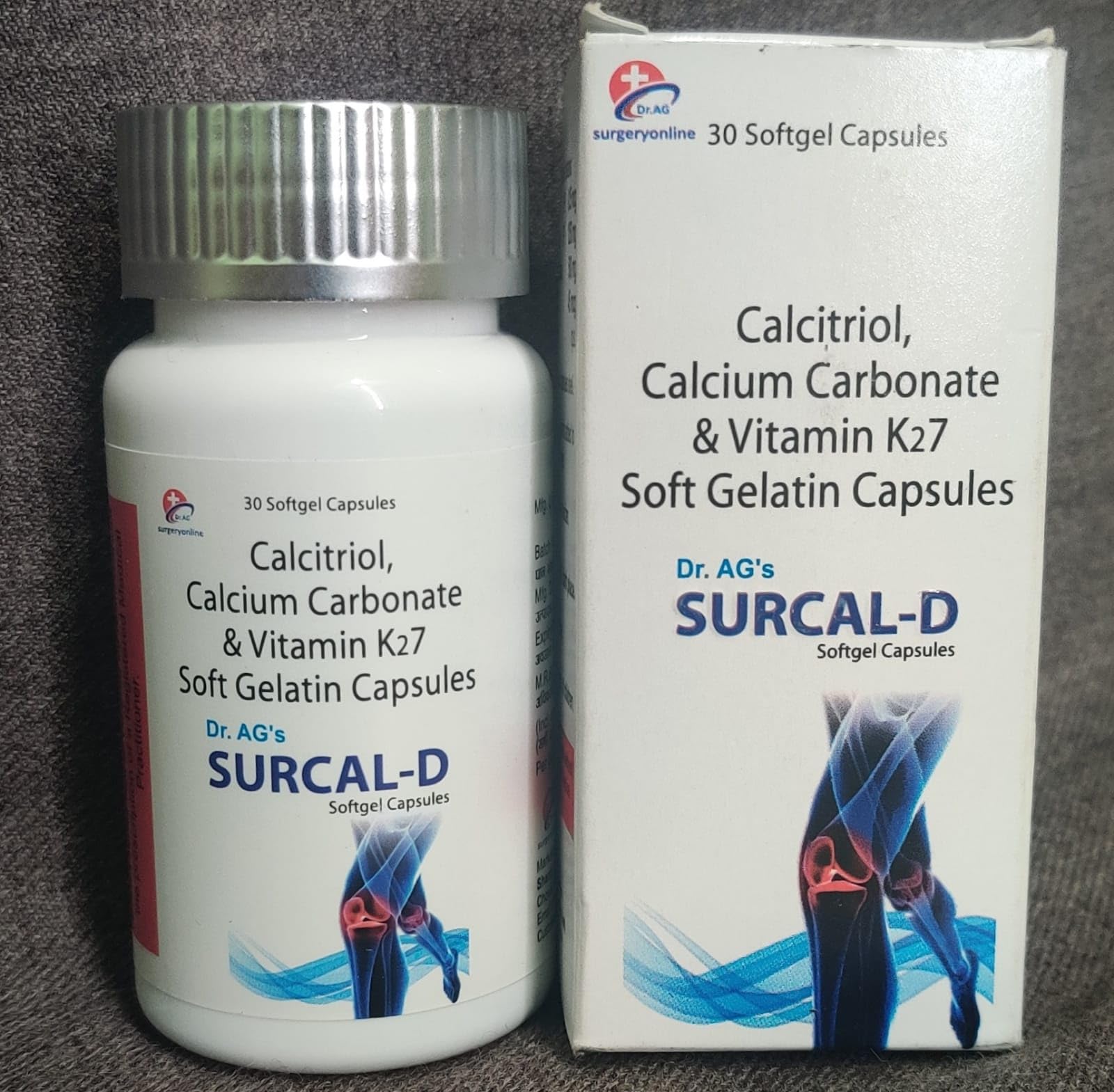 Surcal D Calcium 1250mg With Vitamin D And K2 Both | Desertcart INDIA