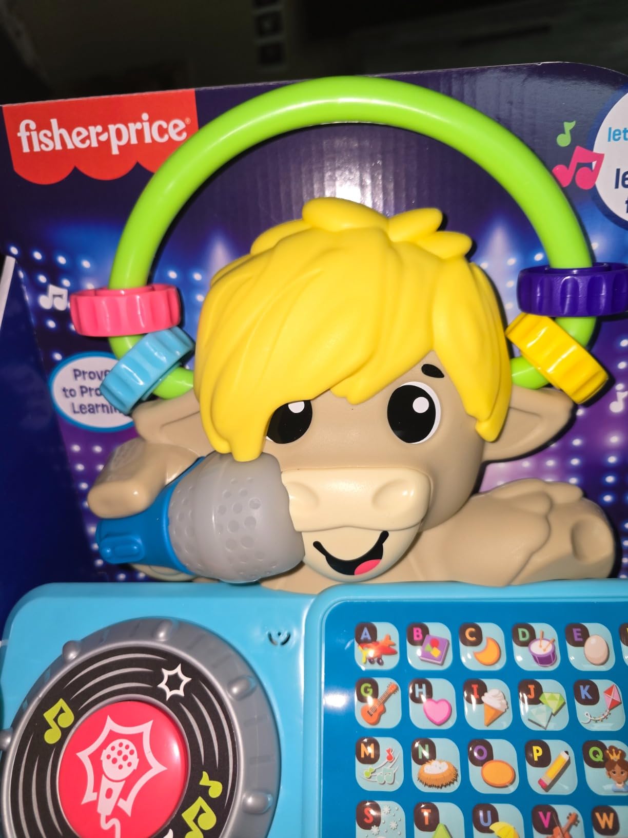 Amazon.com: Fisher-Price Baby Learning Toy Link Squad A to Z Yak with ...