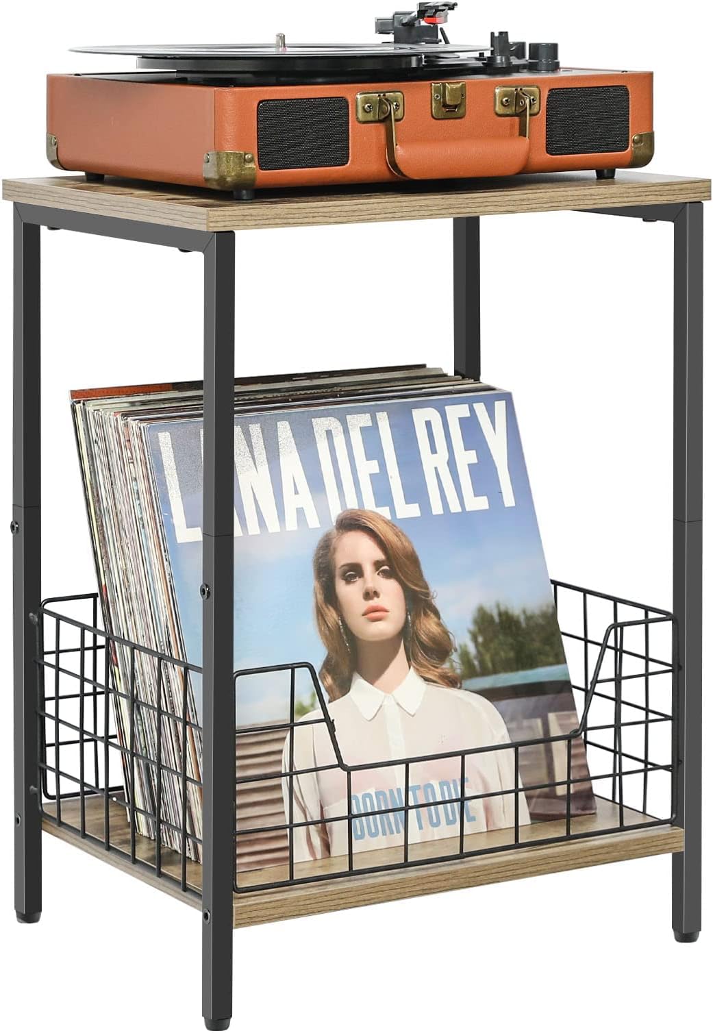 Amazon.com: 112Pens Record Player Stand with Vinyl Storage and Now ...