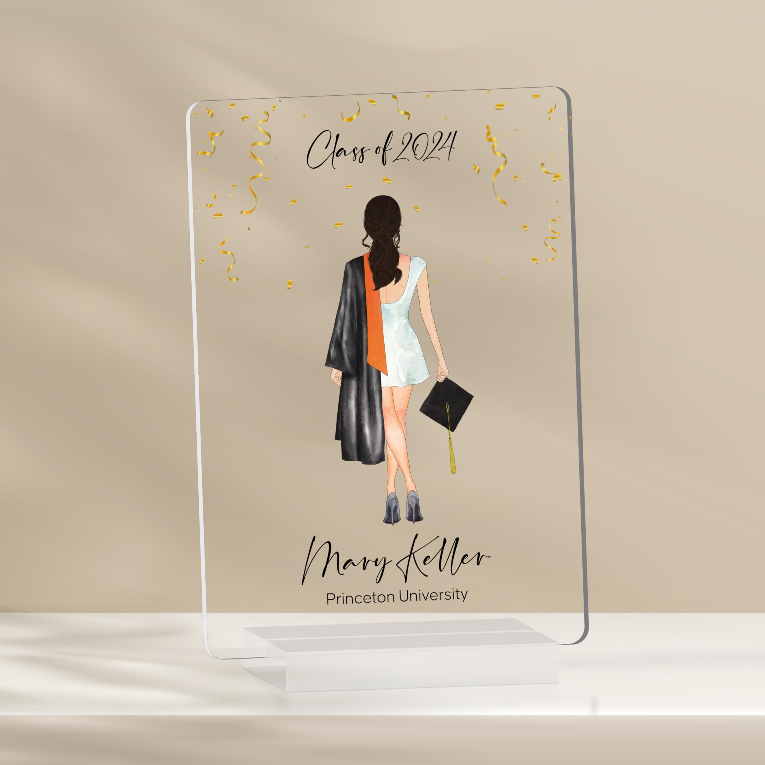 Amazon.com: Graduation Gifts for Her, Personalized Graduation Plaque ...
