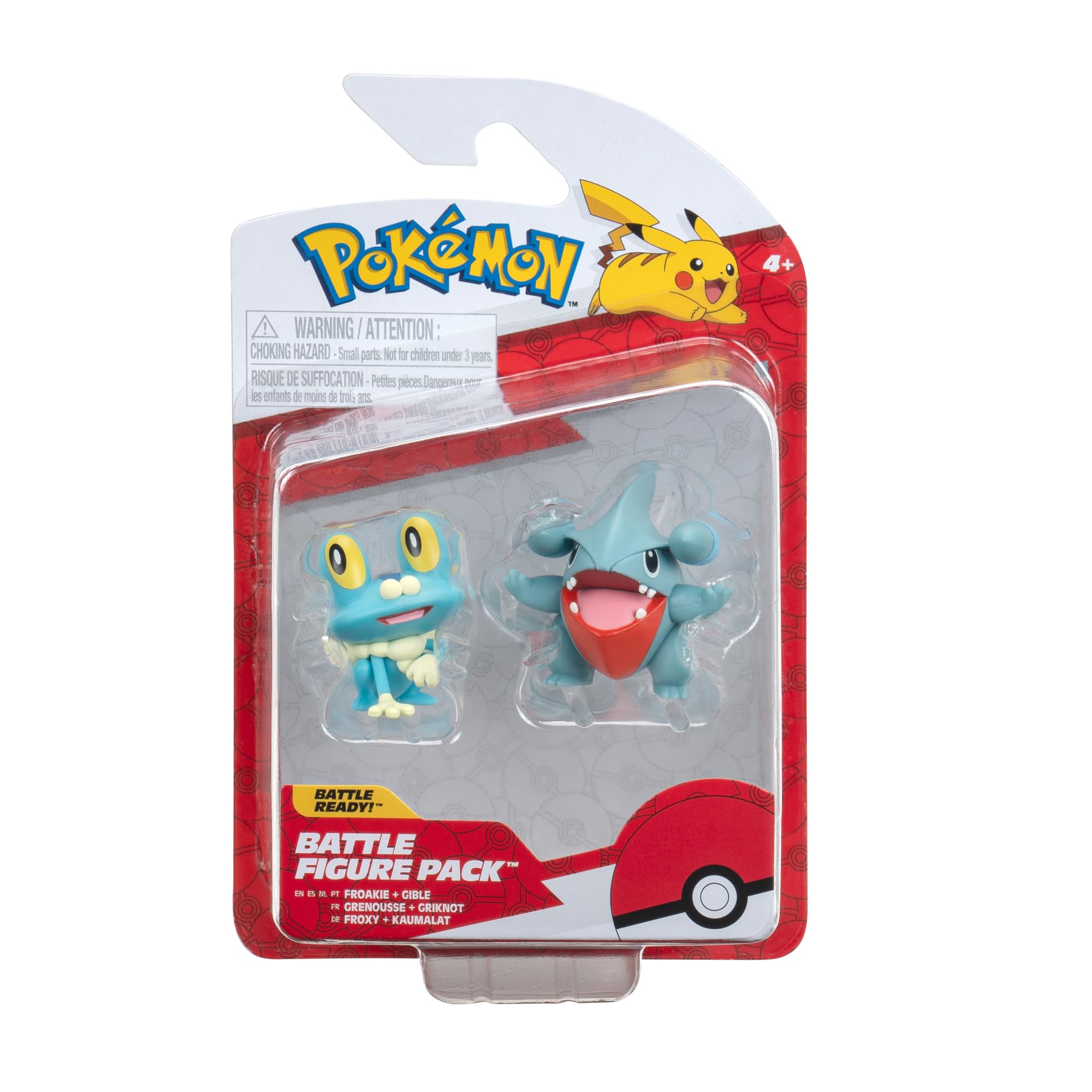 POKEMON BATTLE FIGURE GIBLE AND FROAKIE – BigaMart