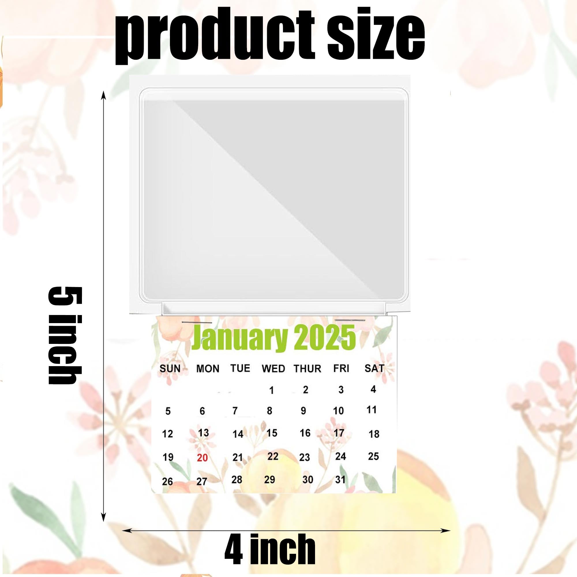 Snapklik.com : 2025 Peel And Stick Calendar 2-in-1 Car Calendar Wall ...