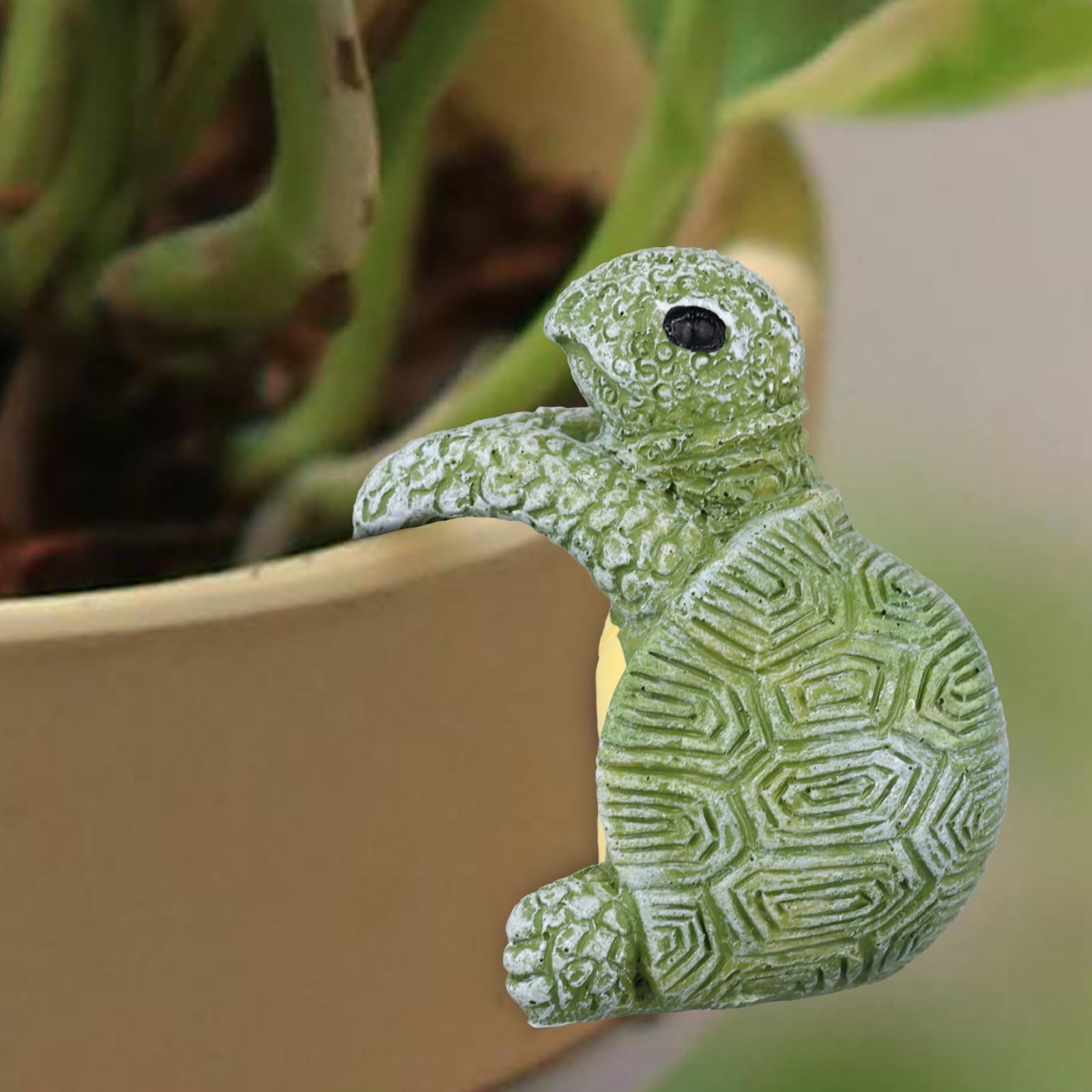 Amazon.com: NQEUEPN Tortoise Figure Plant Pot Hanger, Resin Hanging ...