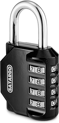 Diyife Heavy Duty Combination Padlock, [Upgrade Version] 50mm 4 Digit ...