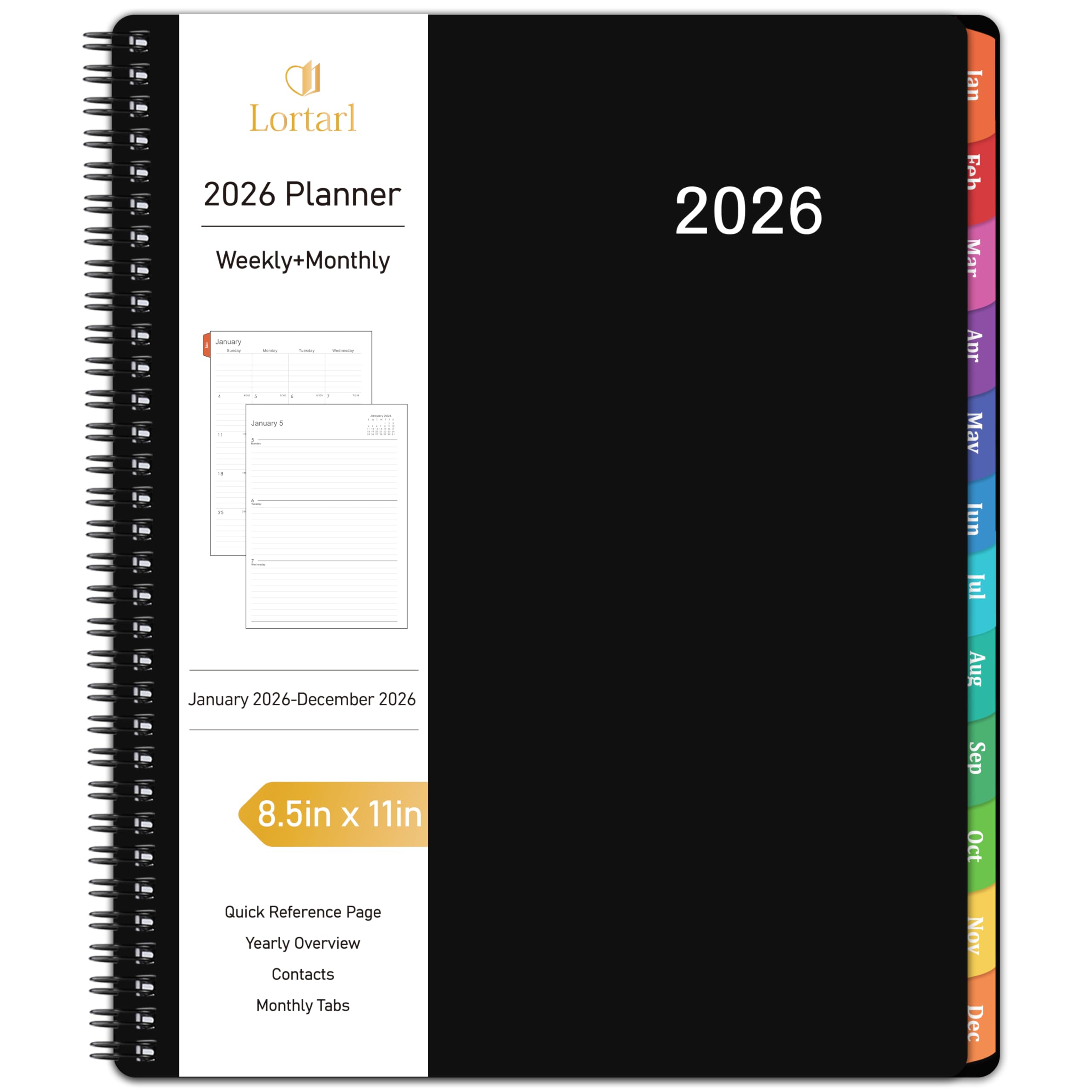 Snapklik.com : 2026 Planner - 2026 Planner Weekly And Monthly From ...