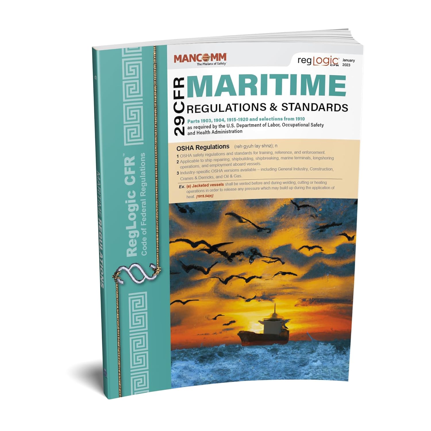 OSHA Maritime Regulations (01-23): Mancomm: 9781663801760: Amazon.com ...