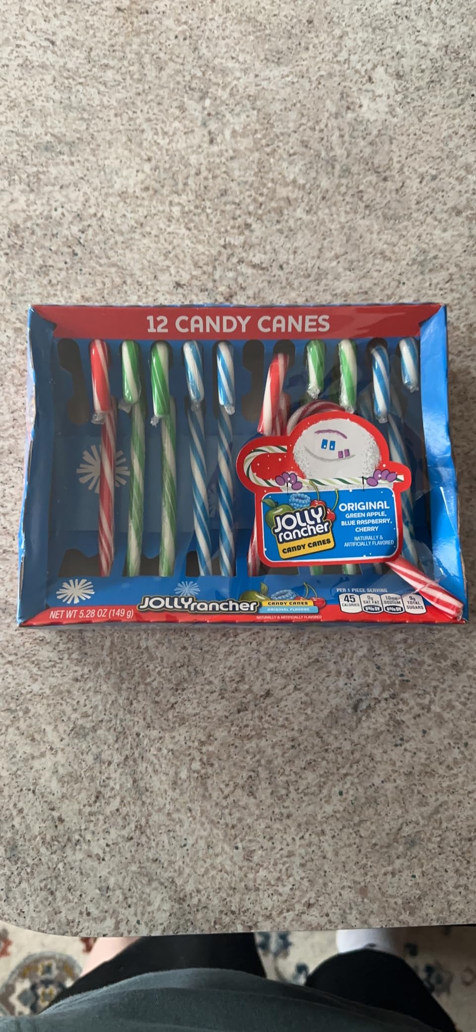 Amazon.com : Jolly Rancher Candy Canes - Original Flavors - 12 ct ...