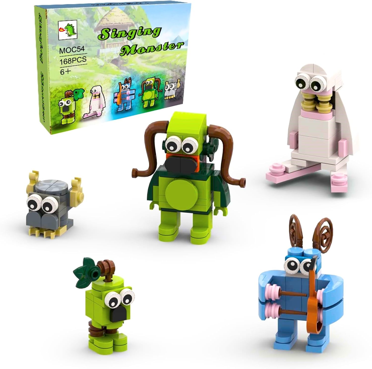Amazon.com: Longshop My Singing Monster Building Blocks 2012 Video Game ...
